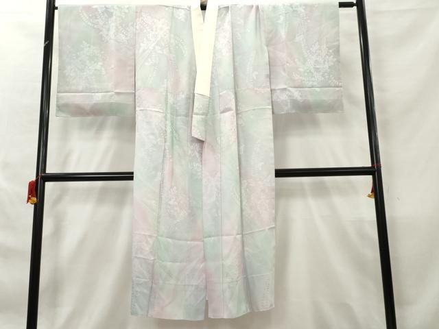 平和屋着物●長襦袢　無双仕立て　辻が花地紋　暈し染め　やまと誂製　洗える着物　未使用　AAAZ6044cs