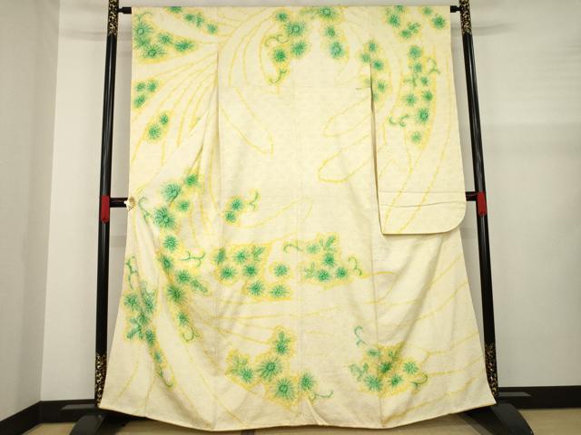 平和屋着物●豪華振袖　総絞り　蔓帯花文　正絹　逸品　AAAZ7201ck