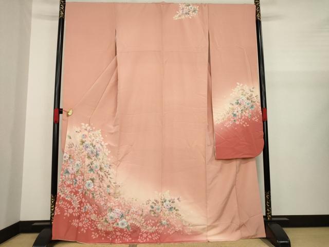 平和屋着物●豪華振袖　作家物　辻が花　絞り　舞花文　暈し染め　さが美扱い　正絹　逸品　AAAZ7215ck