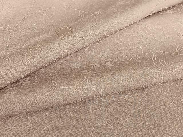 平和屋着物●上質な色無地　更紗花唐草地紋　鴇浅葱色　正絹　逸品　AAAZ7429zg