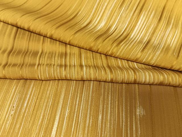 平和屋着物●上質な小紋　変わり縞　正絹　逸品　AAAZ7469zg