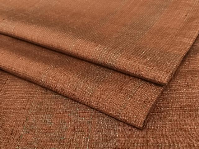 平和屋着物●結城紬　80亀甲　飛び亀甲柄　短冊文　正絹　逸品　AAAZ7473zg