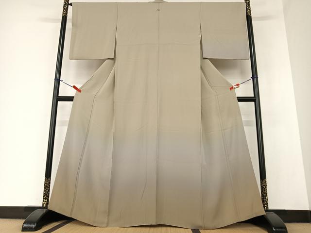 平和屋着物●訪問着　霞文　暈し染め　正絹　逸品　AAAZ7502zg