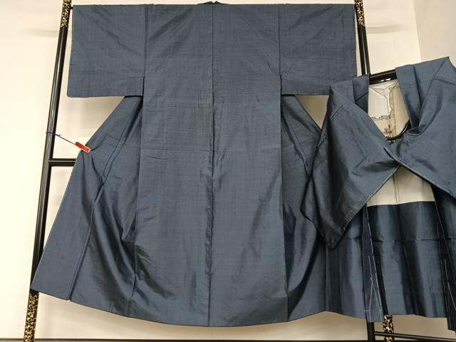 平和屋着物●男性　本場村山大島紬　アンサンブル　亀甲絣　正絹　逸品　AAAZ7511zg