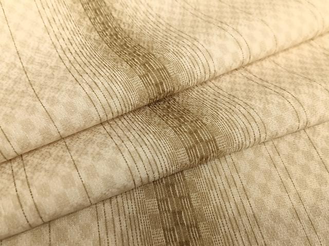 平和屋着物●小紋　変わり縞　洗える着物　AAAZ7554zg