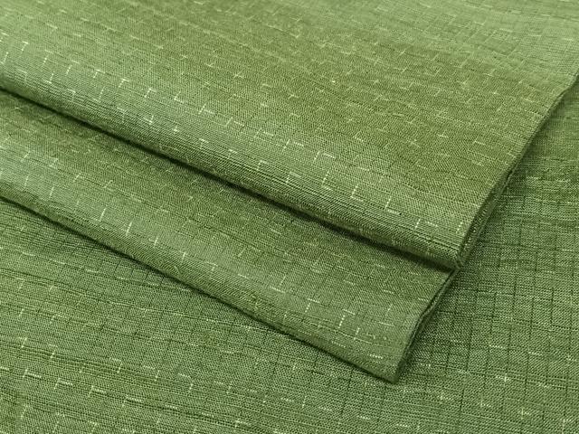 平和屋着物●上質な紬　十字絣　正絹　逸品　AAAZ7586zg