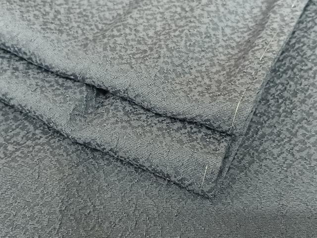 平和屋着物●上質な色無地　紋意匠　薄群青色　正絹　逸品　未使用　AAAZ7592zg