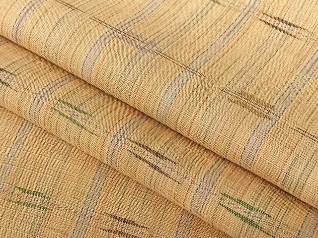 平和屋着物●上質な紬　格子　やまと誂製　正絹　逸品　AAAZ7599zg