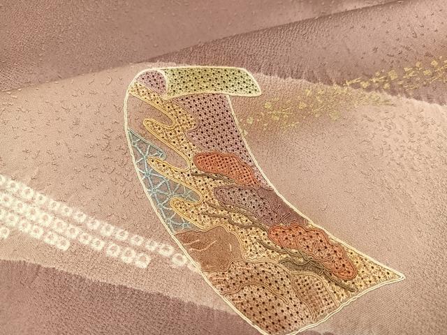 平和屋本店□極上 京都の名門ブランド 銀花仙 付下げ 反物 着尺 暈し