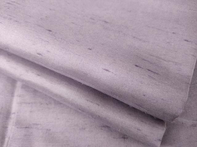 平和屋着物●上質な紬　色無地　鳩羽色　正絹　逸品　AAAZ8098ck