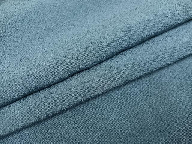 平和屋着物●上質な色無地　錆鼠色　正絹　逸品　未使用　AAAZ8863ph