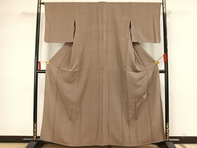 平和屋着物▽江戸小紋　単衣　飛鳥文　鮫小紋柄　金彩　正絹　逸品　未使用　AAAZ9009fy