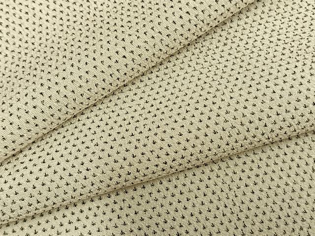 平和屋着物▽本塩沢　単衣　蚊絣　正絹　逸品　AAAZ9077fy