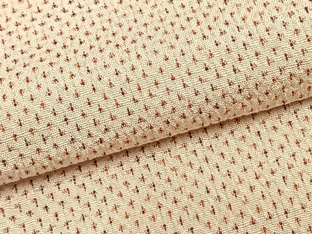 平和屋着物▽本塩沢 単衣 蚊絣 正絹 逸品 AAAZ9246fy