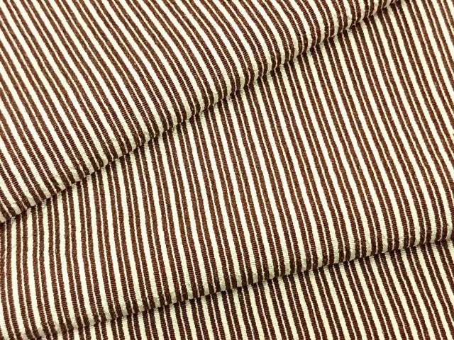 平和屋着物▽上質な小紋　単衣　縞　正絹　逸品　AAAZ9251fy