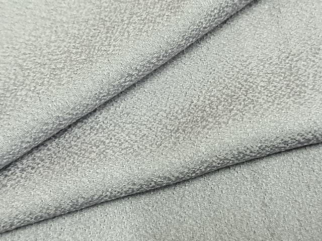 平和屋着物▽上質な色無地　単衣　牡丹鼠色　伊勢丹扱い　正絹　逸品　AAAZ9261fy