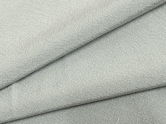 平和屋着物▽上質な色無地　単衣　灰青色　正絹　逸品　AAAZ9327fy