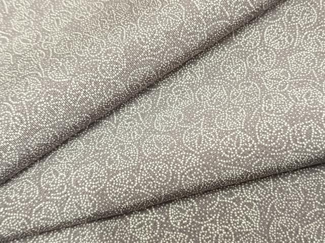 平和屋着物▽江戸小紋　単衣　葉尽くし　正絹　逸品　未使用　AAAZ9390fy