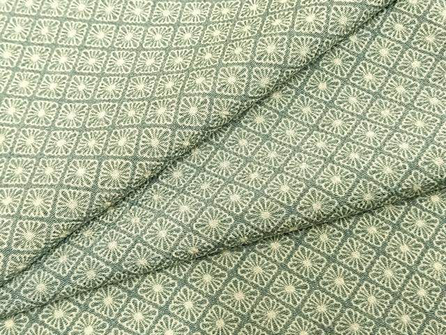 平和屋着物▽上質な小紋　単衣　花尽くし　正絹　逸品　AAAZ9400fy