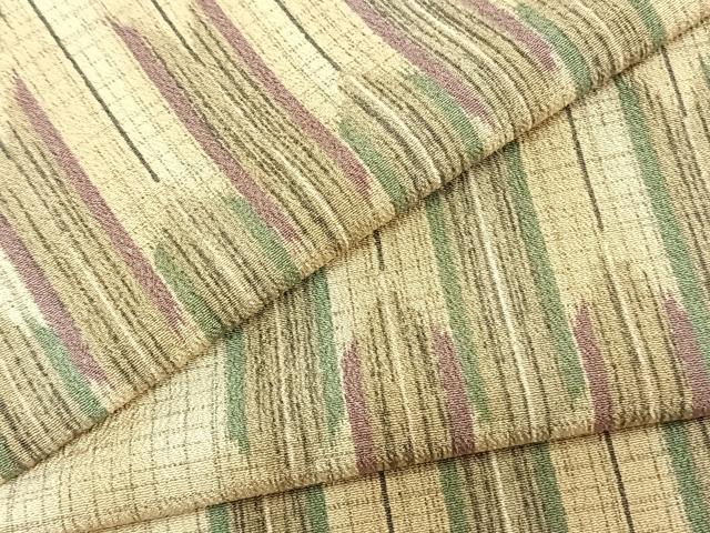 平和屋着物▽小紋　単衣　矢羽文　洗える着物　AAAZ9472fy