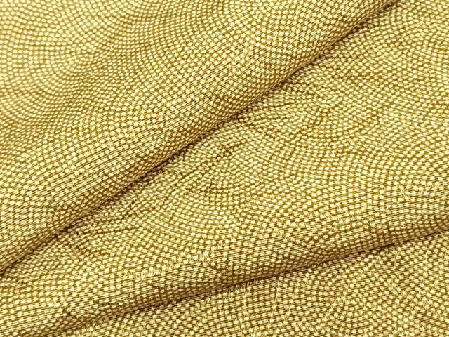 平和屋着物▽江戸小紋　単衣　鮫小紋柄　正絹　逸品　AAAZ9545fy