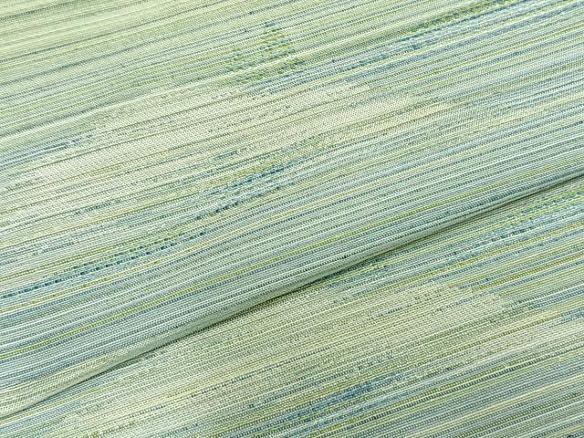 平和屋着物▽上質な紬　単衣　風景樹林文　正絹　逸品　AAAZ9637fy