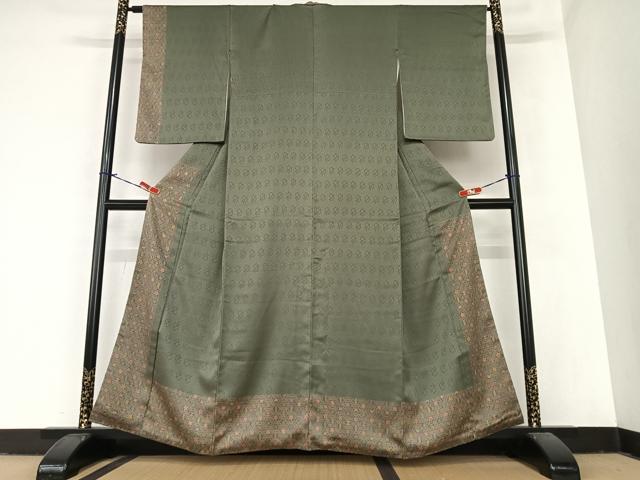 平和屋着物●訪問着　七宝花文　正絹　逸品　AABA0186zg