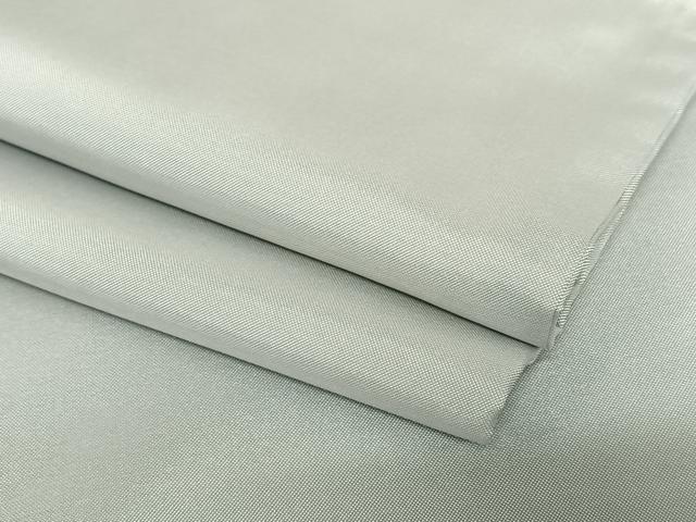 平和屋着物●本場染大島紬　色無地　桔梗鼠色　正絹　逸品　AABA0219zg