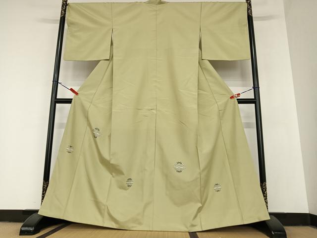 平和屋着物●紬　訪問着　道も織　ロートン織　正絹　逸品　AABA0232zg