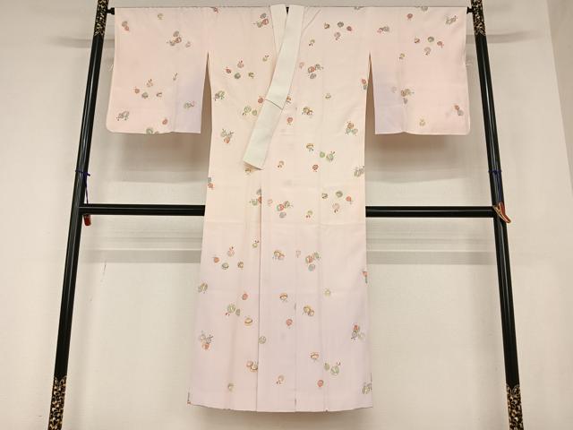 平和屋着物●長襦袢　袷　鈴　暈し染め　金彩　正絹　逸品　未使用　AABA0331zg