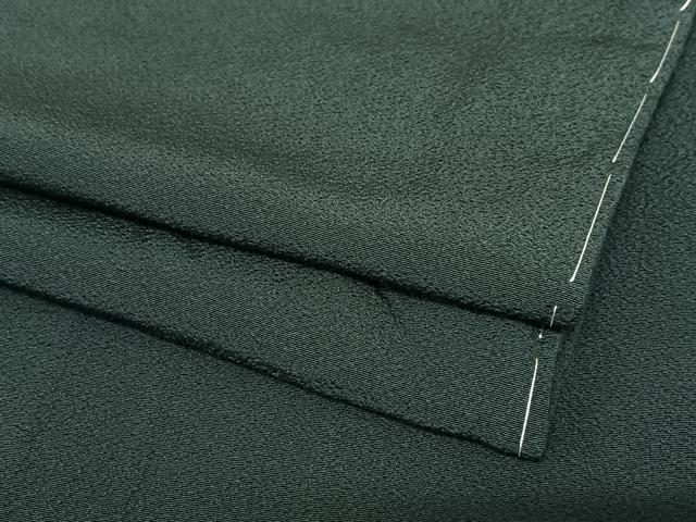 平和屋着物●上質な色無地　褐色　正絹　逸品　未使用　AABA0371zg