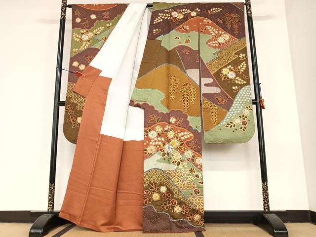 平和屋着物○越後十日町の一流染匠 桐屋・翠山工房 振袖