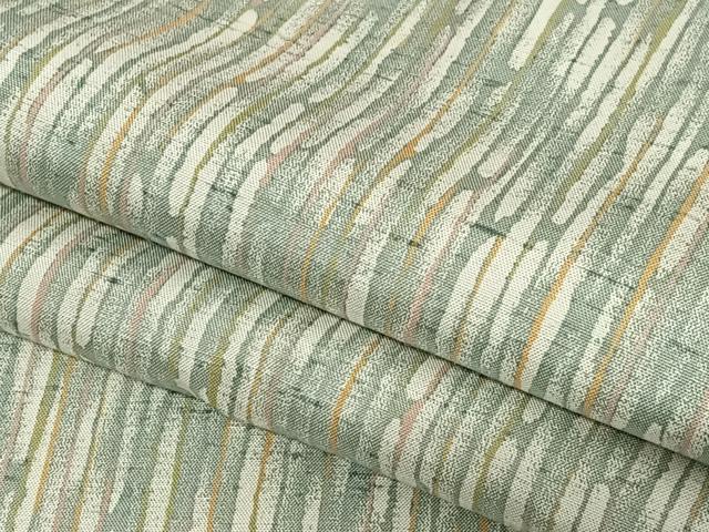 平和屋着物●上質な紬　縞　正絹　逸品　AABA0428zg