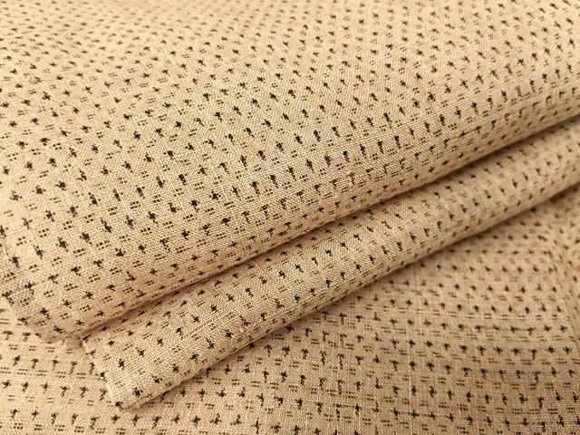 平和屋着物＊夏物　越後上布　十字絣　麻　逸品　AABA2501np