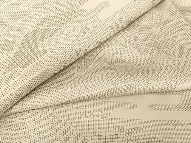 平和屋着物●上質な紬　110亀甲　遠山文　正絹　逸品　AABA2665np