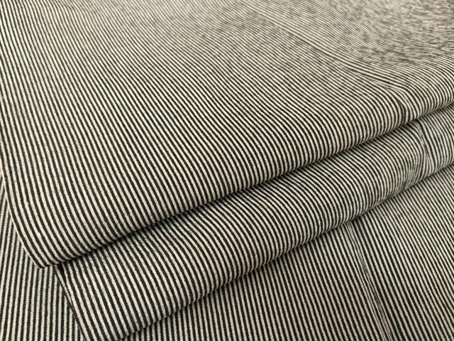 平和屋着物●男性　江戸小紋　万筋　黒×白　正絹　逸品　AABA2672np