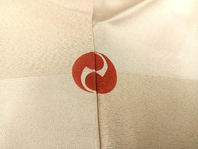 平和屋着物○豪華振袖 市松文様 金通し地 正絹 逸品 AABA2693ph 振袖