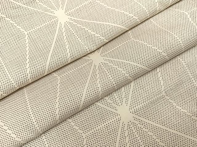 平和屋着物●本場大島紬　白大島　一元7マルキ　麻の葉文様　正絹　逸品　AABA2736ph