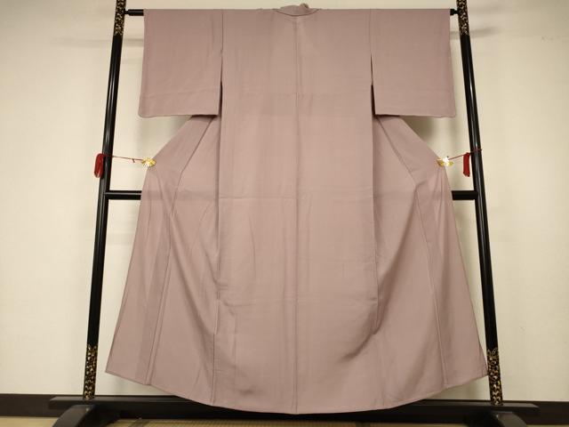 平和屋着物＊夏物　色無地　絽　赤白橡色　反端付き　正絹　逸品　未使用　AABA2849jd