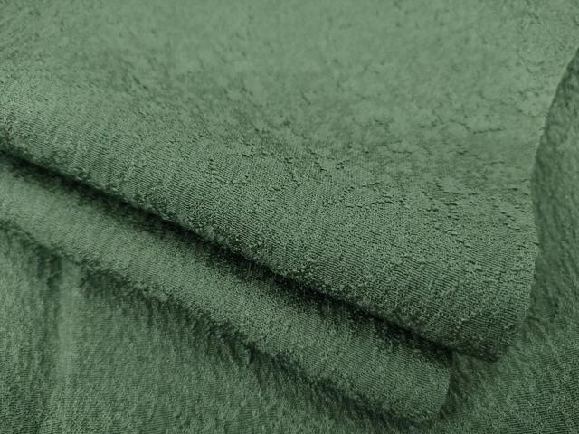 平和屋着物●上質な色無地　柳煤竹色　正絹　逸品　AABA3319ck