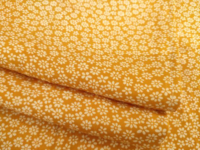 平和屋着物●上質な小紋　小花文　正絹　逸品　AABA3322ck