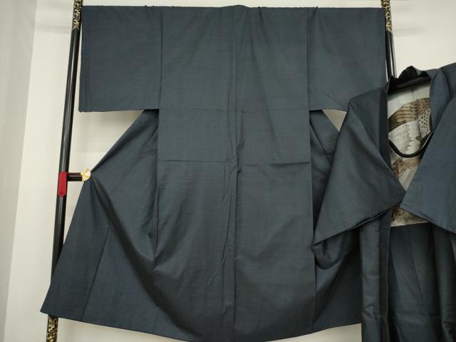 平和屋着物●男性　本場大島紬　アンサンブル　100亀甲　総詰め　正絹　逸品　AABA3333ck