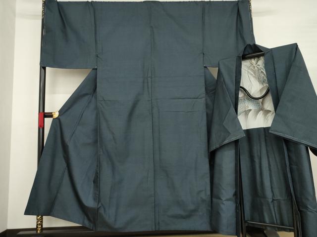 平和屋着物●男性　本場大島紬　アンサンブル　100亀甲　総詰め　正絹　逸品　AABA3341ck