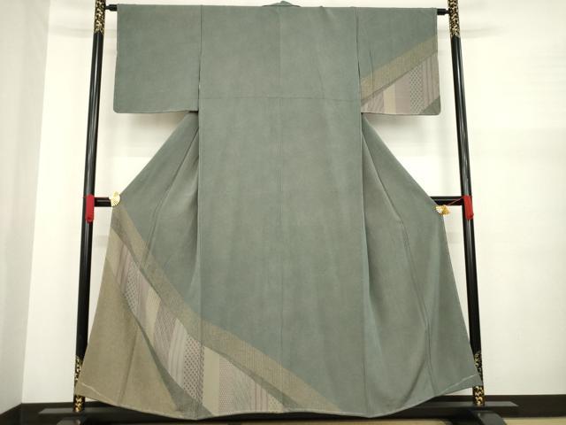 平和屋着物●江戸小紋　訪問着　寄せ小紋柄　正絹　逸品　AABA3343ck