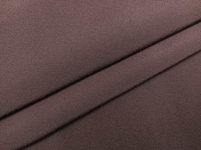 平和屋着物●上質な色無地　濃色　正絹　逸品　未使用　AABA3794ph