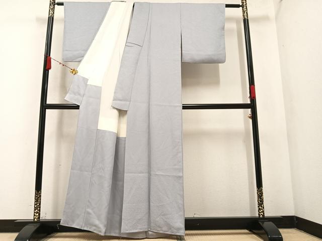 平和屋着物○上質な色無地 蕎麦切色 正絹 逸品 AABA3807ph