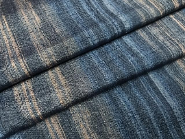 平和屋着物●上質な紬　間道　正絹　逸品　AABA3825ph