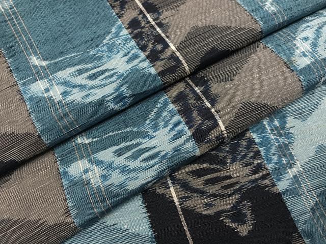 平和屋着物●上質な紬　舞蝶間道　正絹　逸品　AABA4284ph