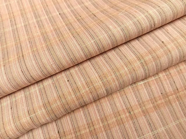 平和屋着物●上質な紬　間道　正絹　逸品　AABA4330ph