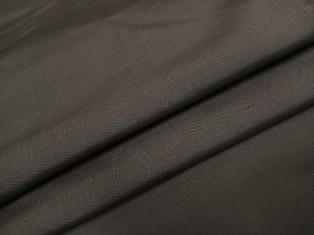 平和屋着物●本場大島紬　憲法黒茶色　正絹　逸品　AABA4348ph
